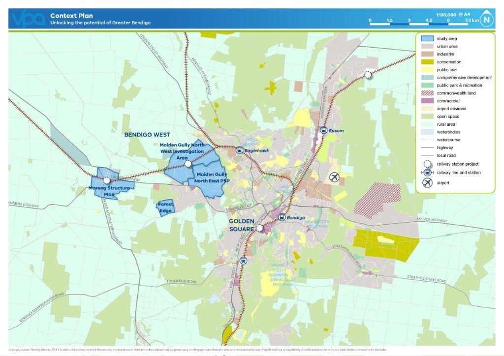 Bendigo West Infrastructure Action Plan - VPA